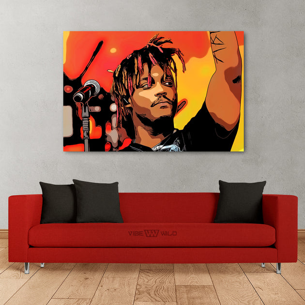 Juice Wrld Canvas Art Painting – Vibe Wild